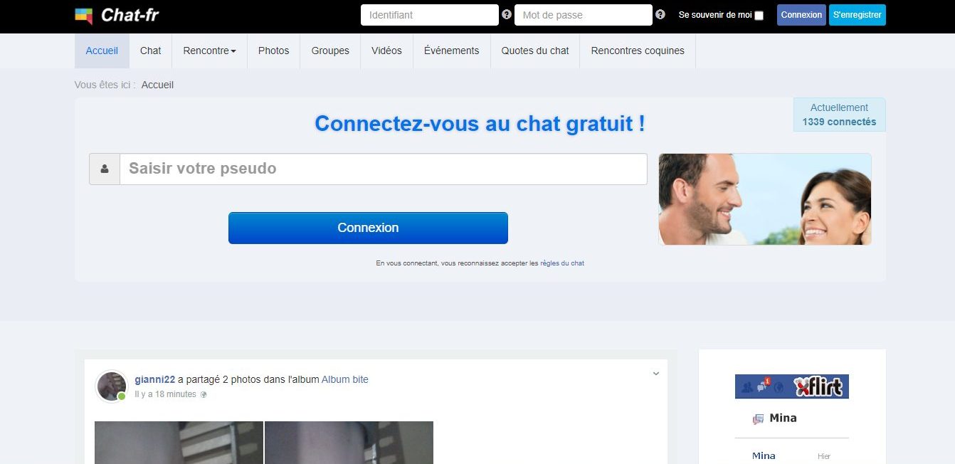 Sites de tchat avec cam sans inscription : mon top 3